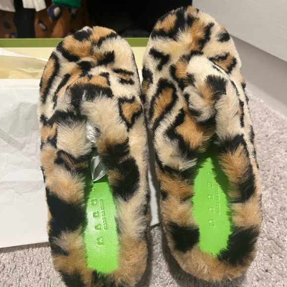 Marni | Shoes | Cheetah Marni Heeled Mules | Poshmark